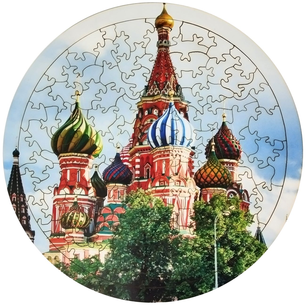 Wooden DIY Puzzle – 113 Piece Saint Petersburg Design for Puzzle ...