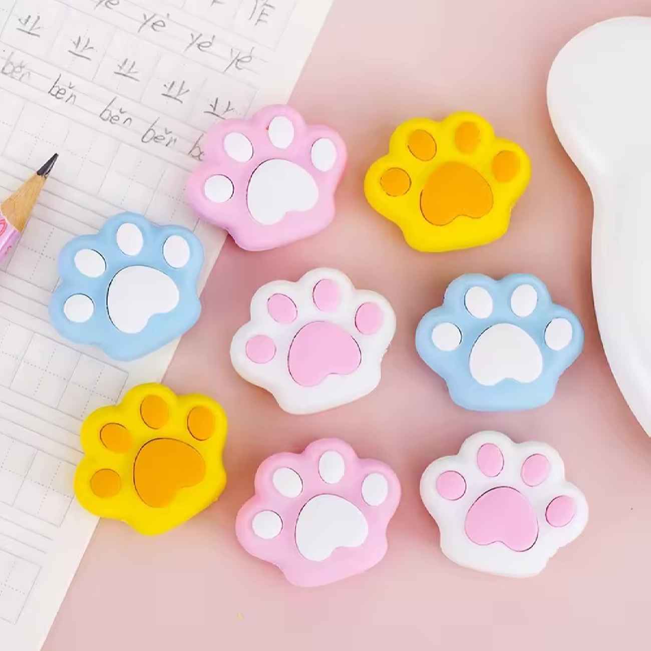 Cat Paw Inspired Eraser Design – Perfects for Collectors - ShopiPersia