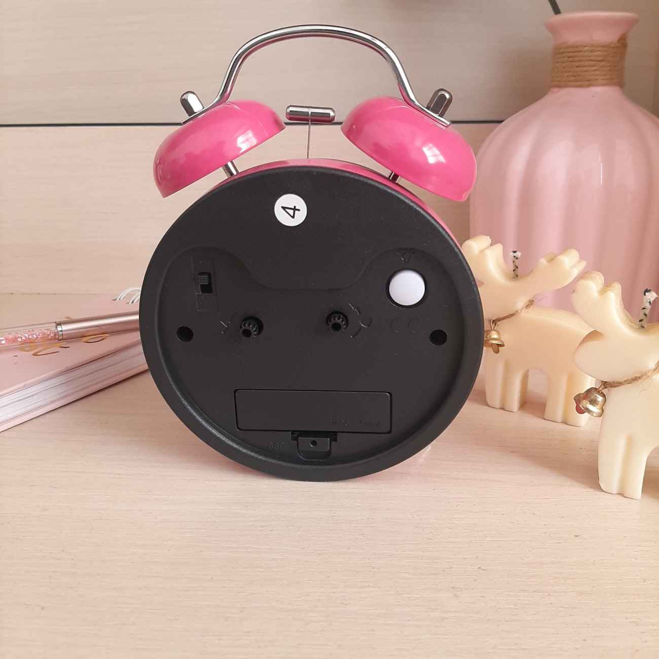 Lotso Twin Bell Alarm Clock – Cute & Funny Toy Story Design - ShopiPersia
