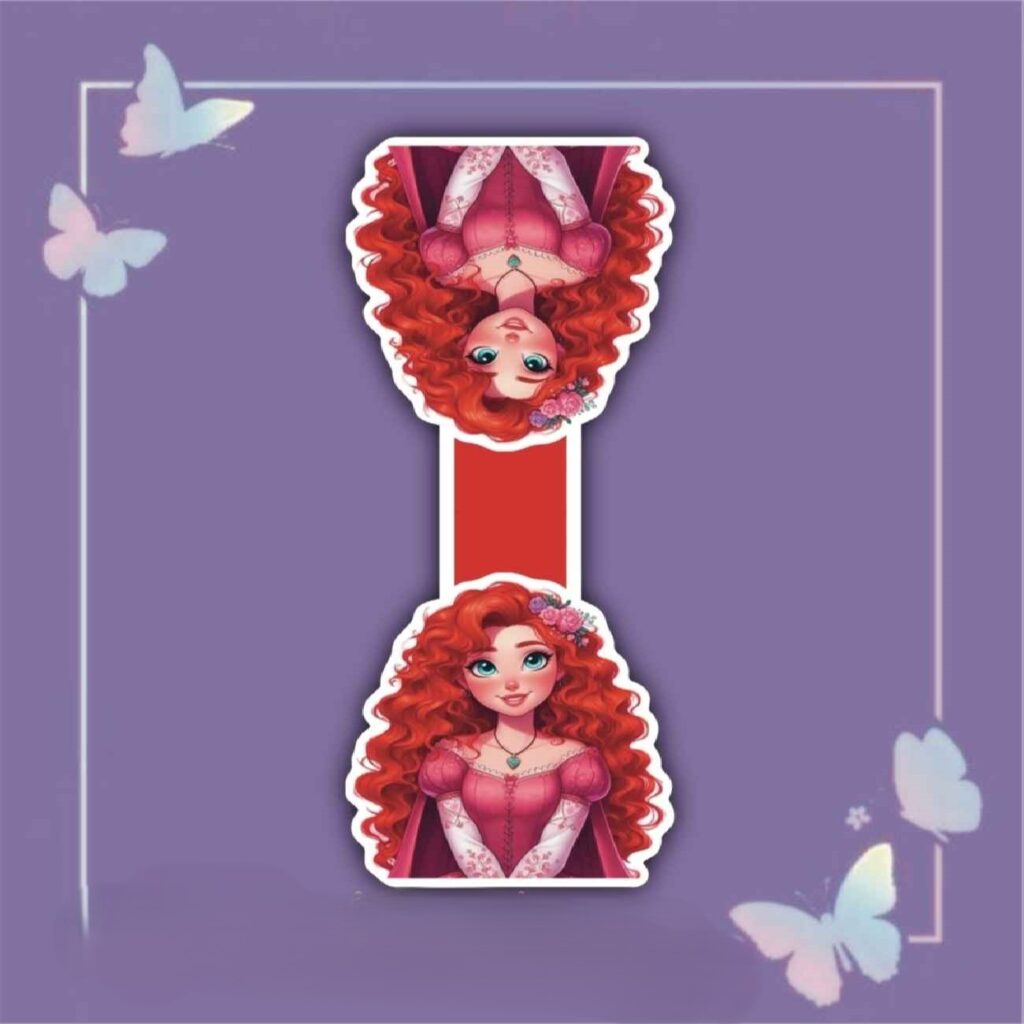 Merida the Brave Magnetic Bookmark – Fun & Cute Design for Book Lovers ...