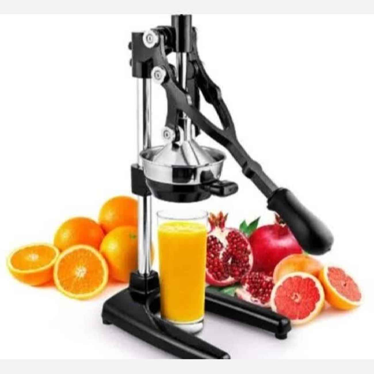 Silver Manual Citrus Squeezer – Heavy Duty Hand Press for Lemons ...