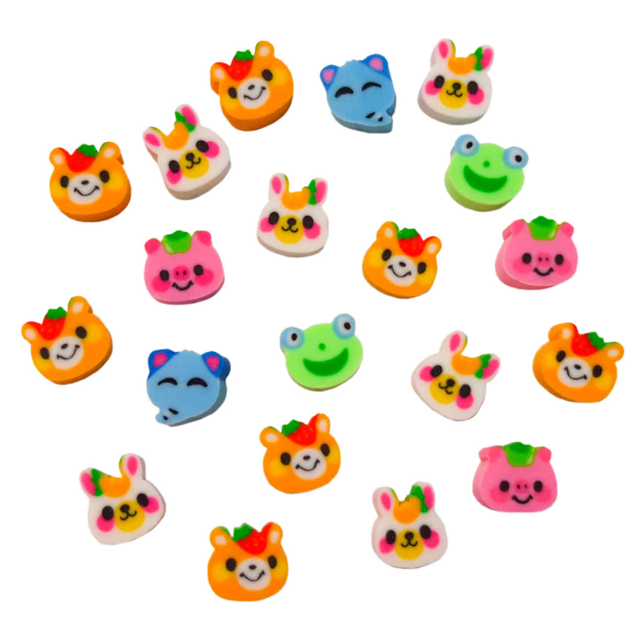 Tiny Creatures, Big Smiles – Animal Erasers to Collect & Enjoy!(x20 ...