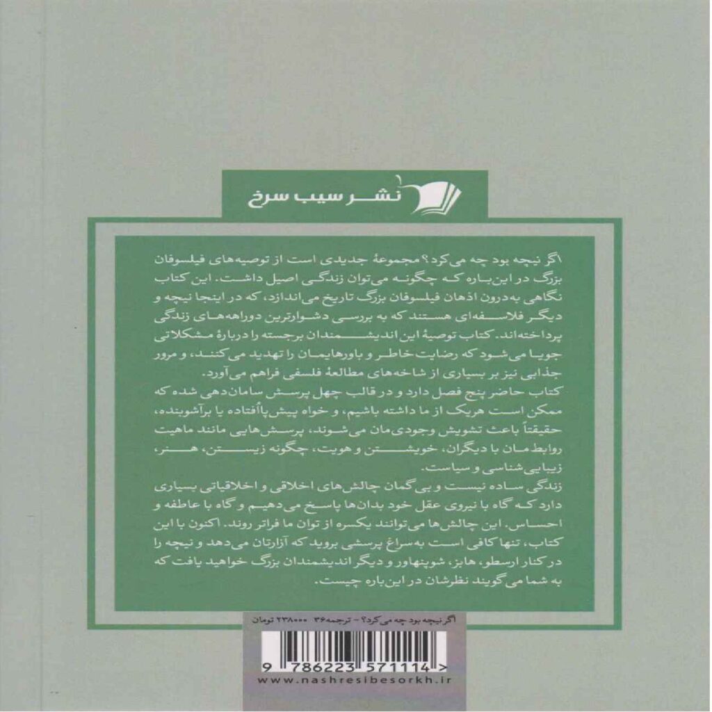 What Would Nietzsche Do? by Marcus Weeks (Farsi) - ShopiPersia