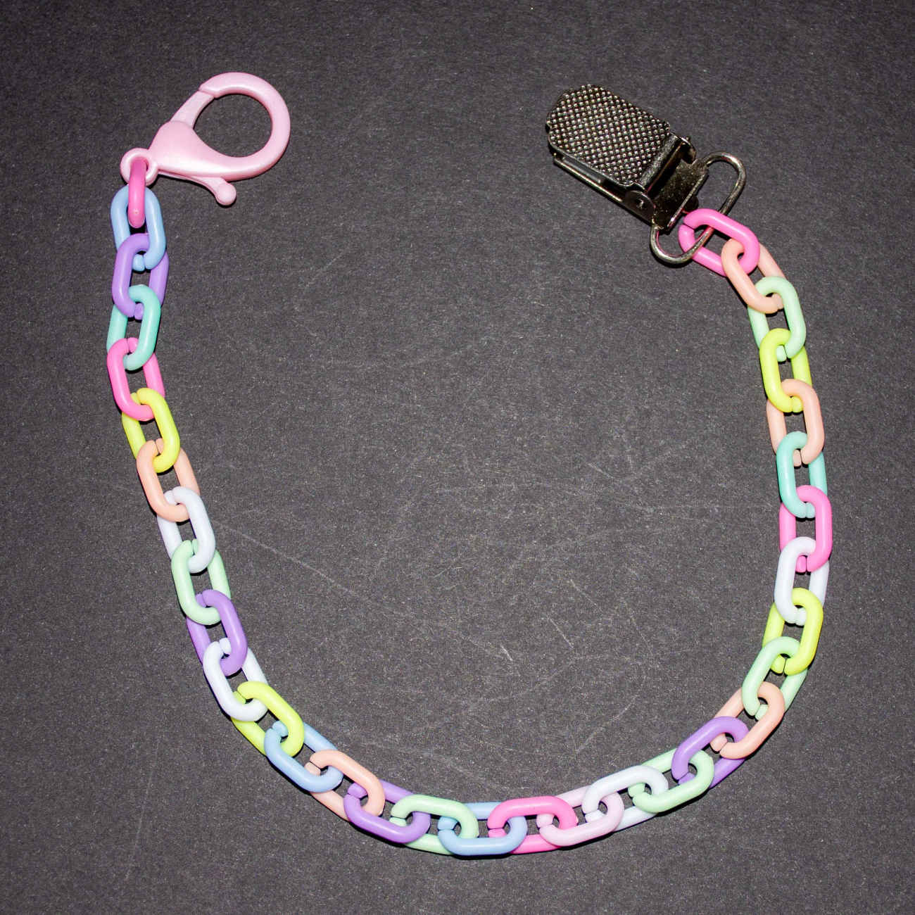 Baby Pacifier Lanyard – Prevents Dropped & Lost Pacifiers with Chain ...