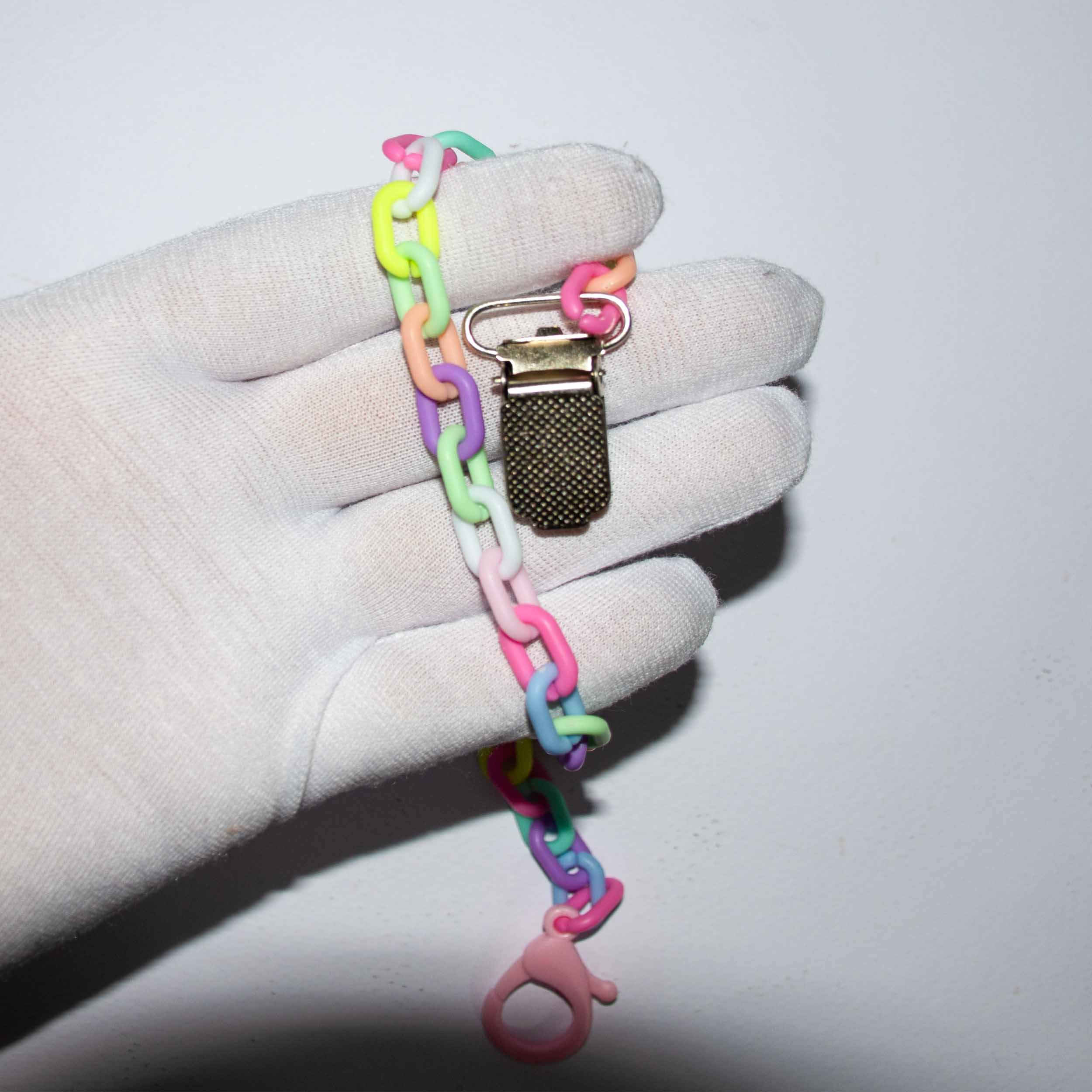 Baby Pacifier Lanyard – Prevents Dropped & Lost Pacifiers with Chain ...