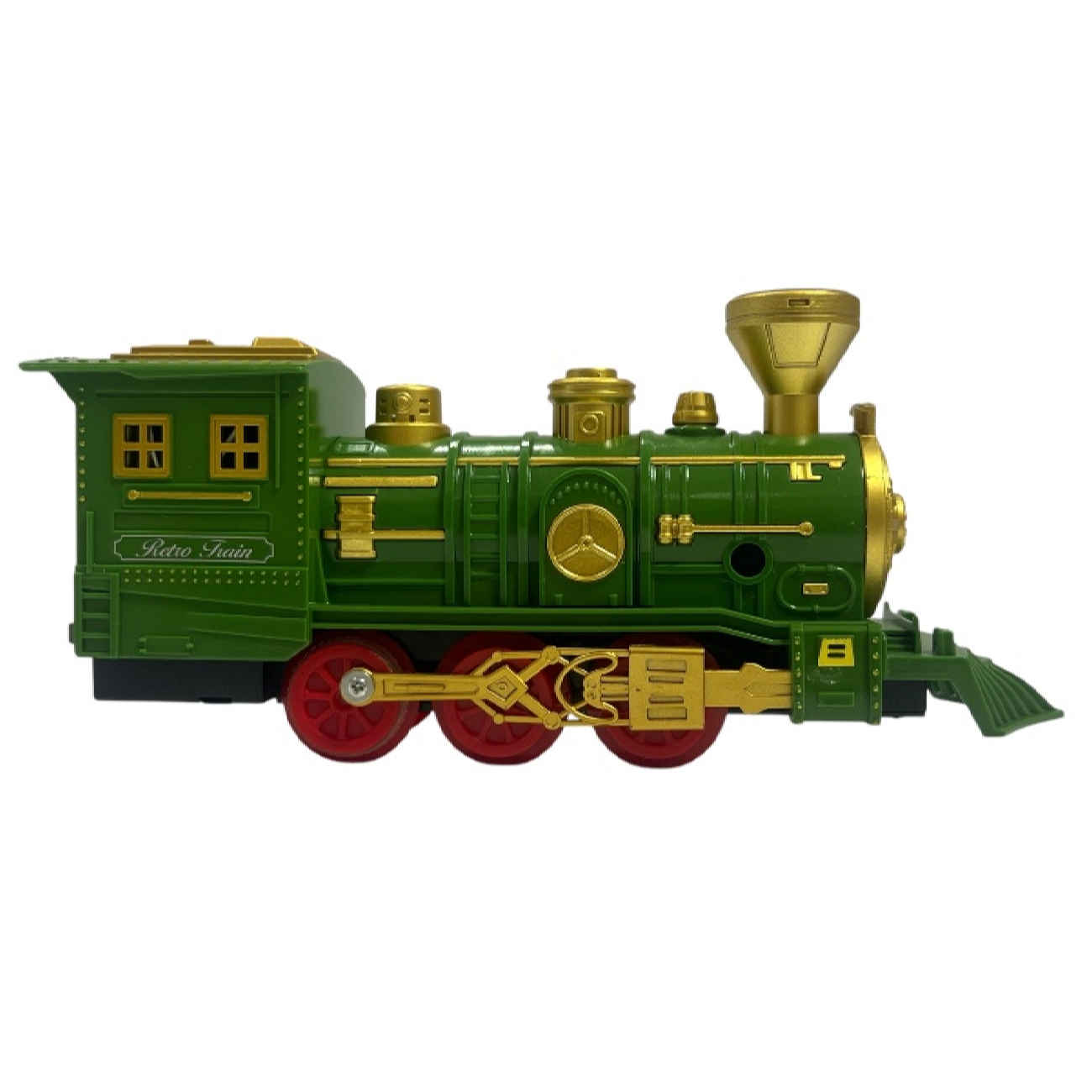 Classic Smoke Train Play set for Kids – 17-Piece Rechargeable Electric ...
