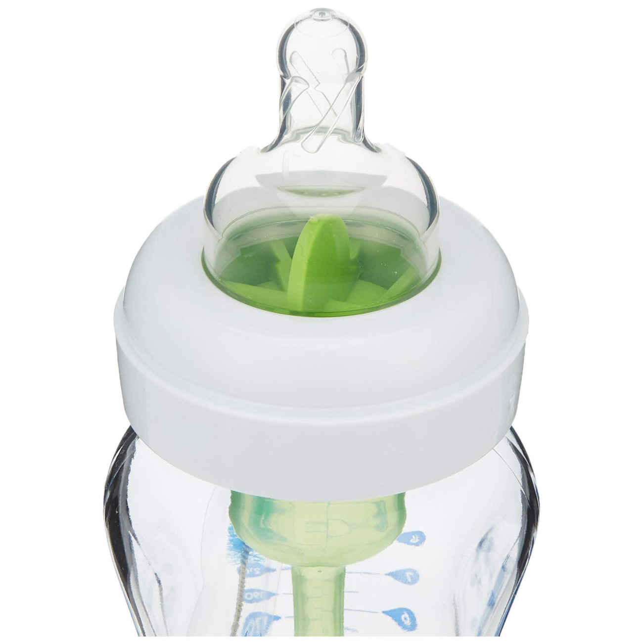 Dr. Brown's Baby Feeding Bottle – Durable Glass with Anti-Colic Design - 270 ml - ShopiPersia