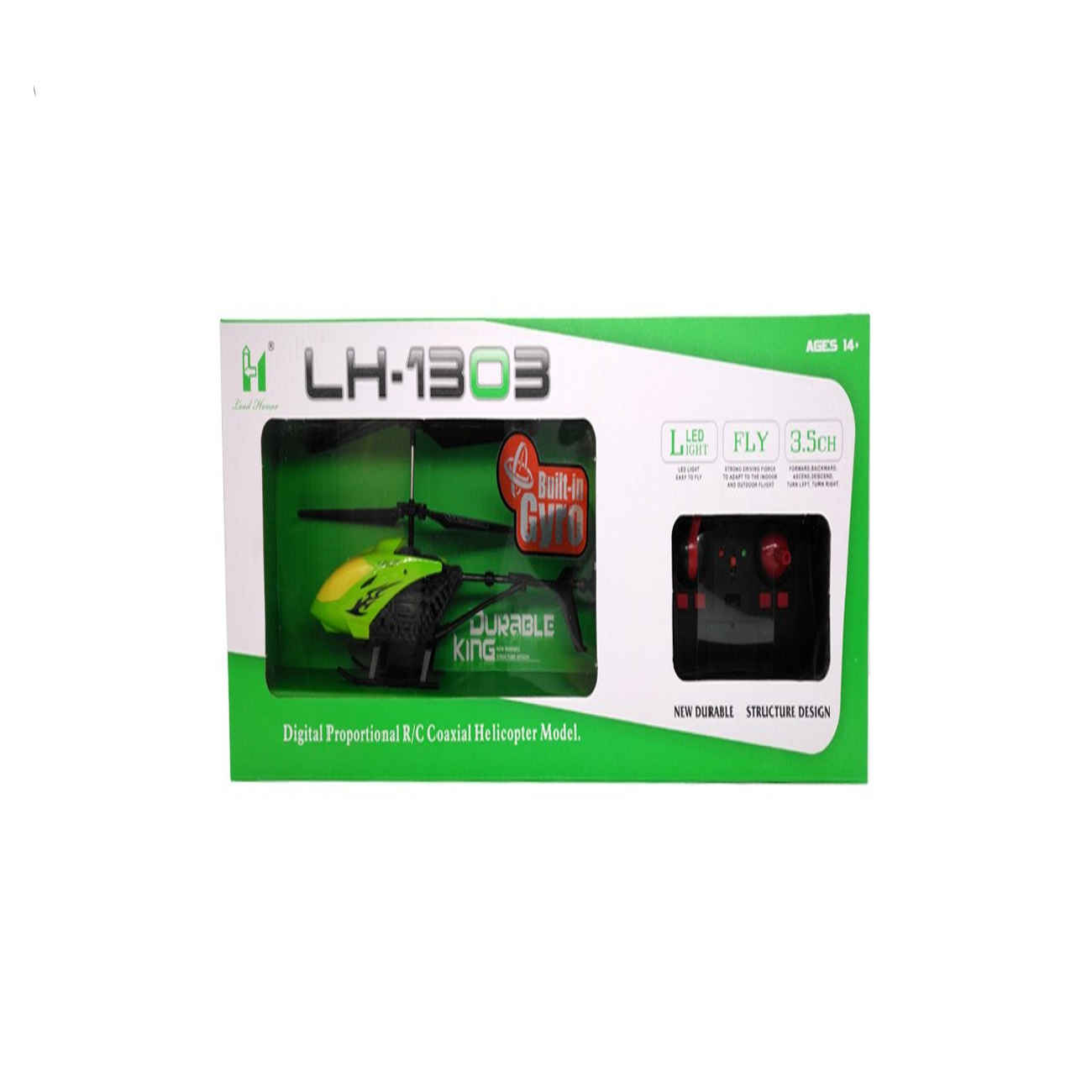 LH Model 1303 RC Helicopter – Dual Motor & 3.5-Channel Remote Control ...