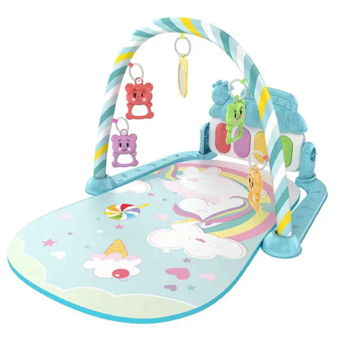 Magical Unicorn Baby Play Mat – Multifunctional Sensory & Activity Gym ...