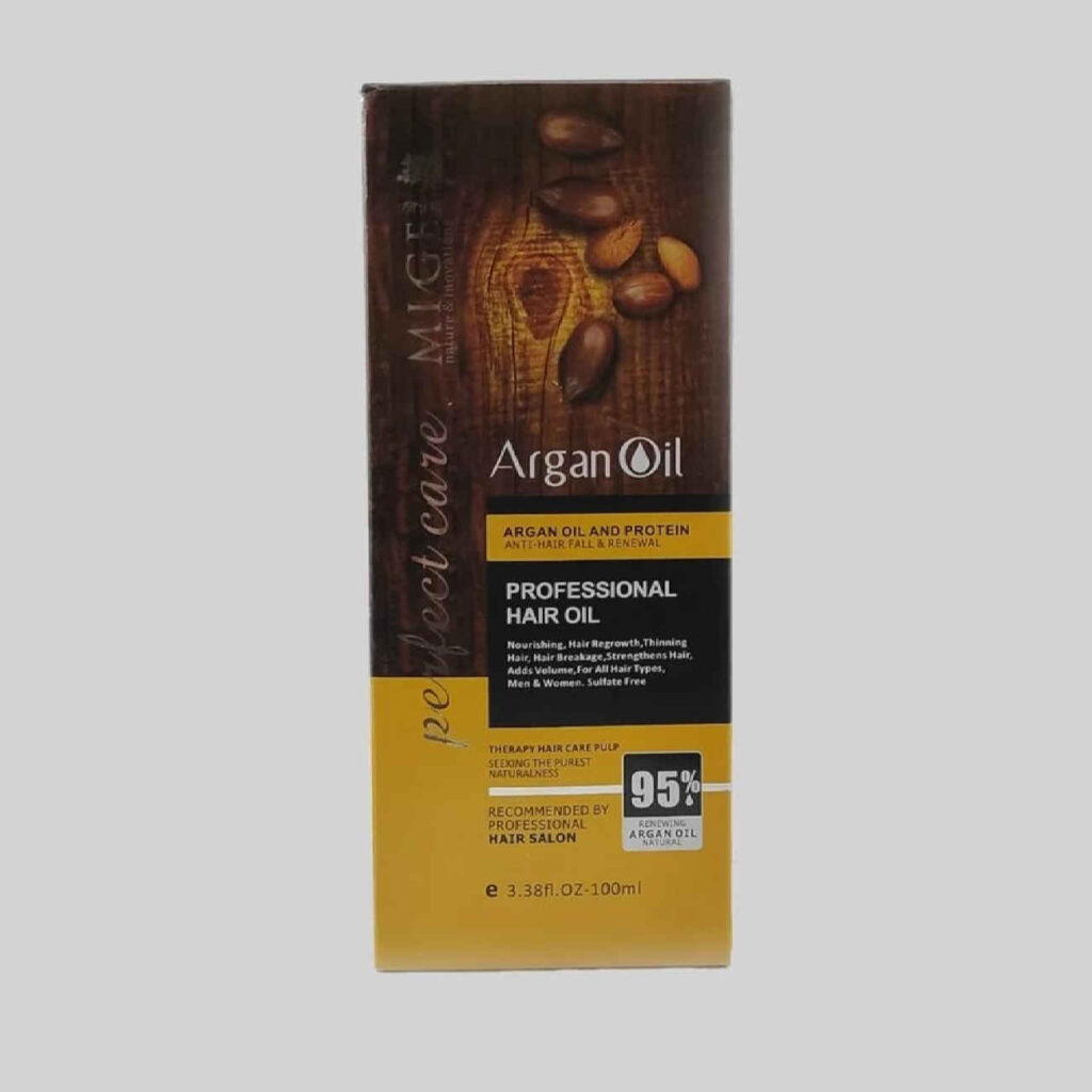 Mige Professional Argan Oil – Pure Moroccan Lightweight & Fast ...