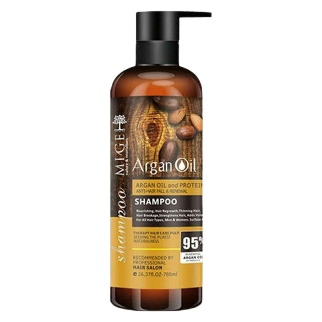 Mige Strengthening & Anti-Hair Loss Argan Oil Shampoo – Effective for ...