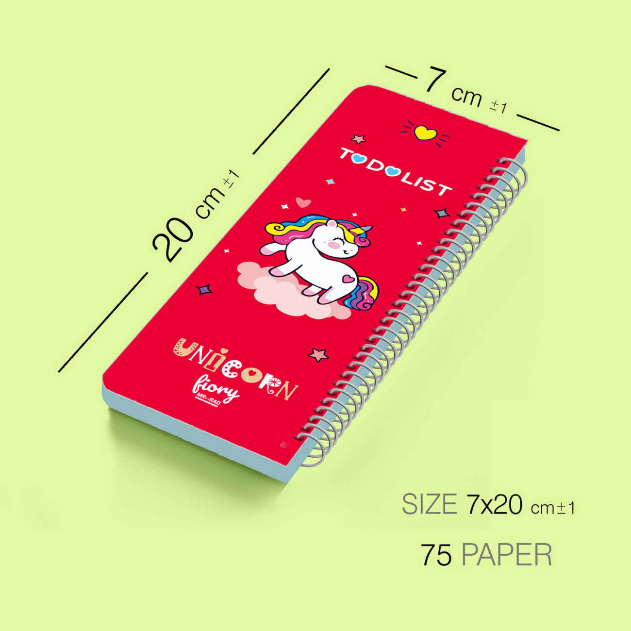 Mr. Rad To-Do List Notebook – Magical Unicorn Design for Goal Setting ...