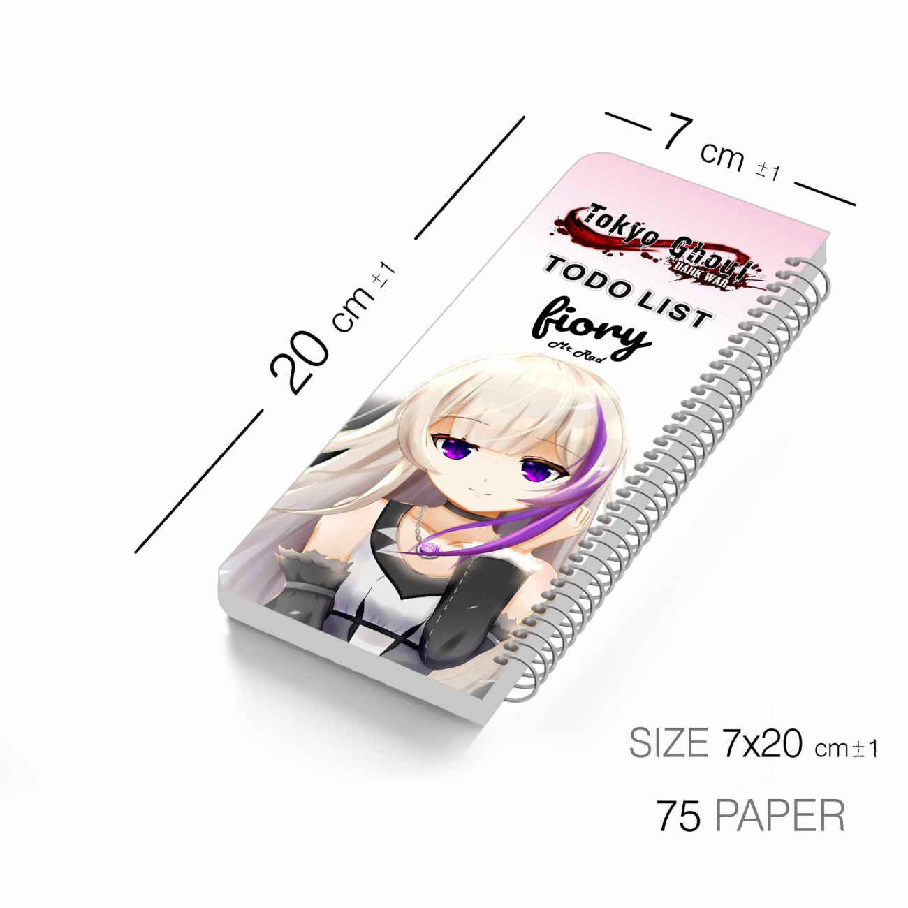 Mr. Rad To-Do List Notebook – Tokyo Ghoul Anime Design - ShopiPersia