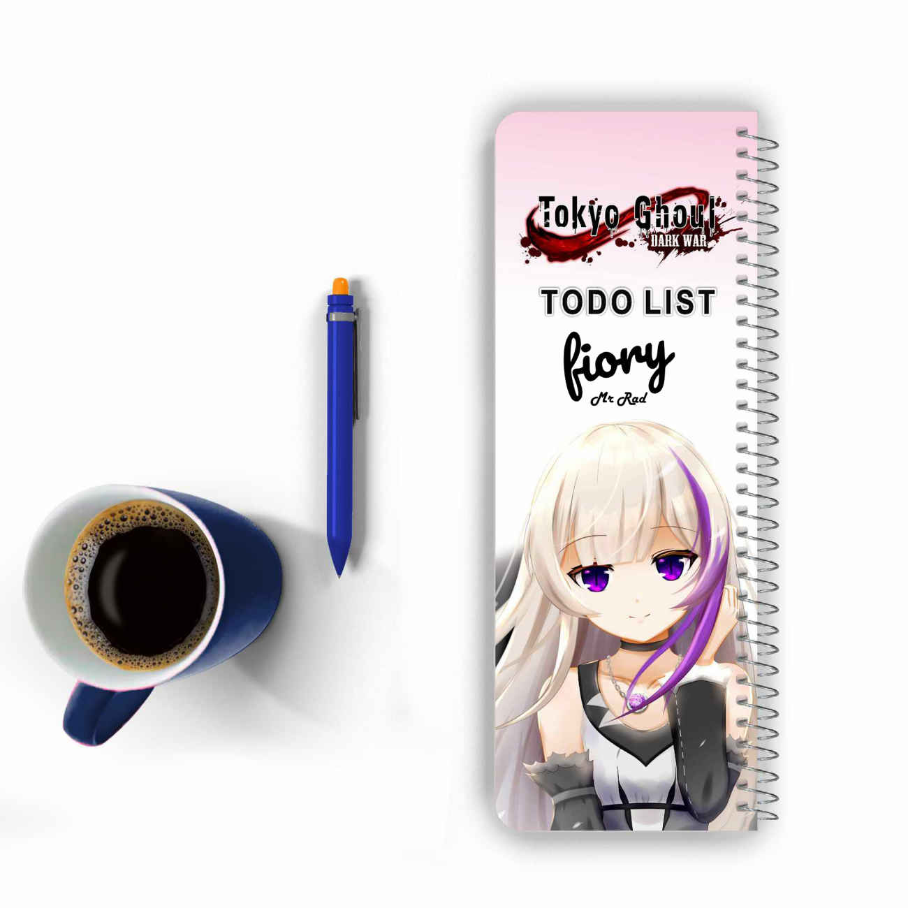 Mr. Rad To-Do List Notebook – Tokyo Ghoul Anime Design - ShopiPersia