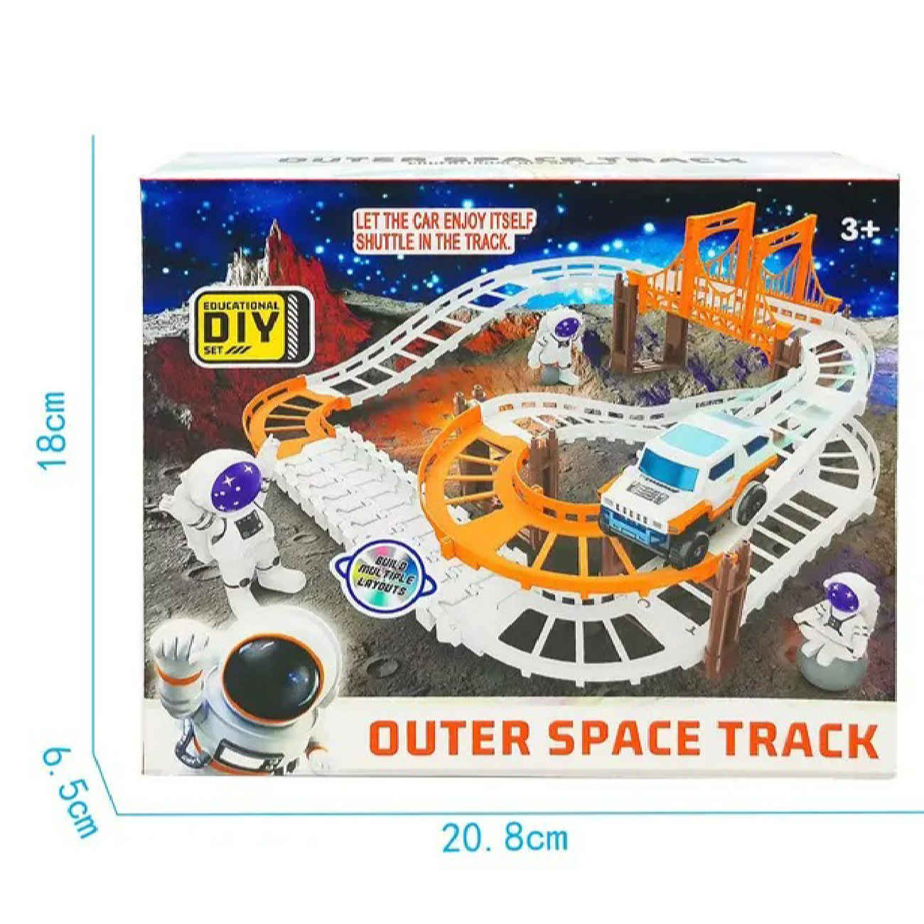 Race Track Toy Set with Cars – Perfect for Kids Who Love Speed, Two ...