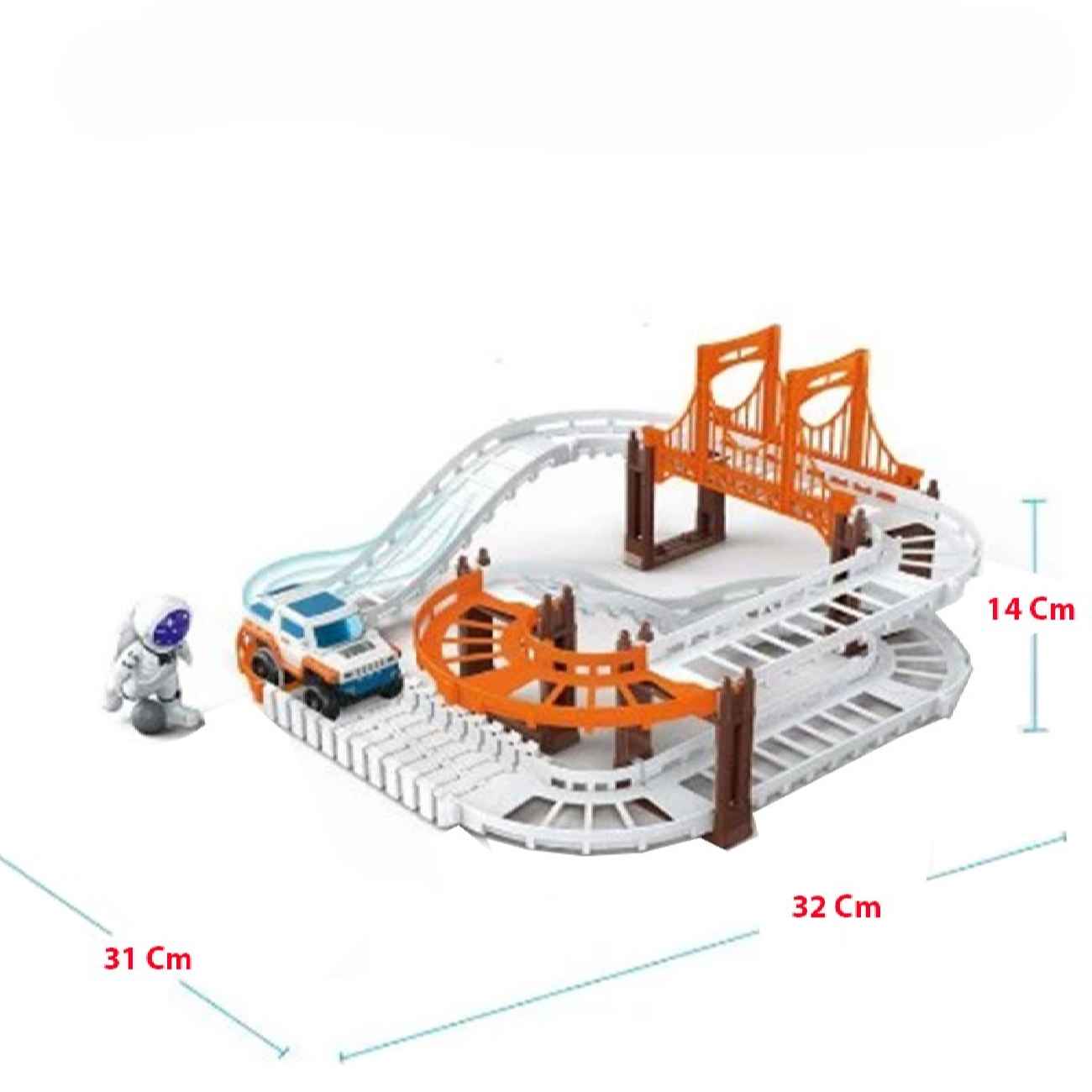 Race Track Toy Set with Cars – Perfect for Kids Who Love Speed, Two ...