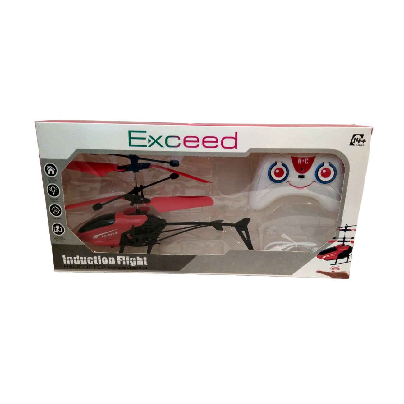 Toy Helicopter Model 225 Flying– Compact & Safe Design for Young Kids ...