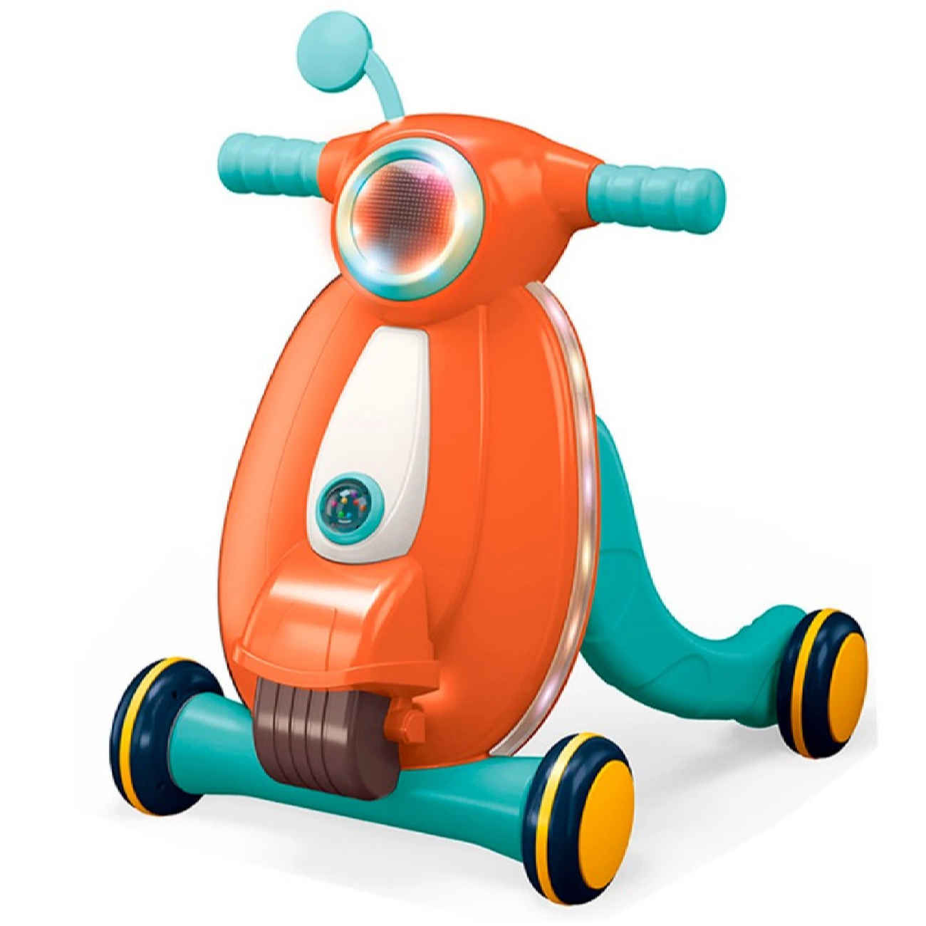 Unique Motorbike Baby Walker – Convertible Scooter with Musical Panel & Safety Brake - ShopiPersia