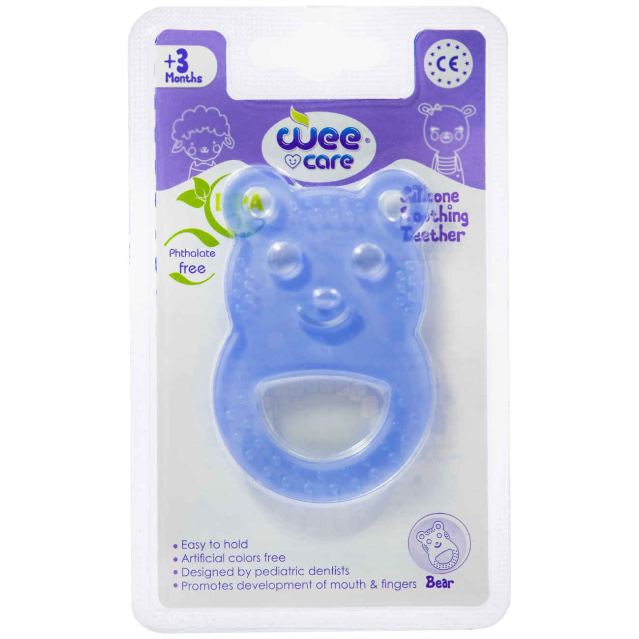Wee Care Teething Toy for Babies – Soft, BPA-Free & Easy to Hold ...