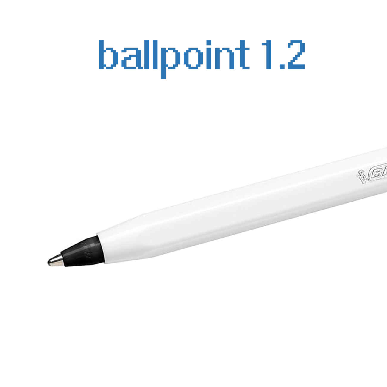 BIC Crystal Up Calligraphy Pens – 1.2mm Smooth Ballpoint Pack of 4 ...