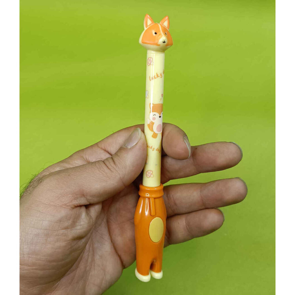 Cute Fox Doll Pen – Adorable Design & Smooth Writing 0.5mm - ShopiPersia
