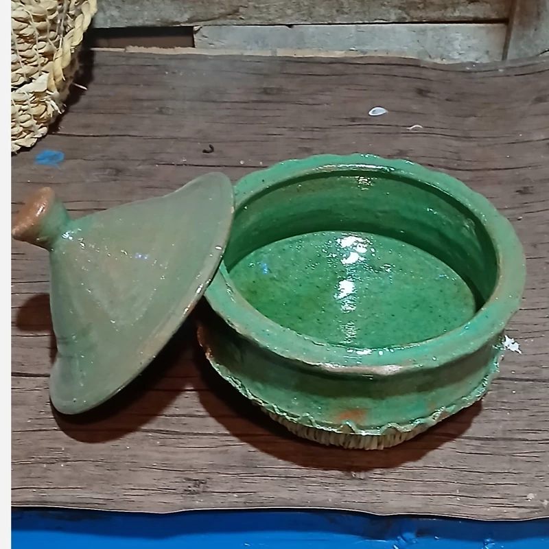 Handcrafted Traditional Gilan Clay Pot "Gamaj" – Authentic Iranian ...