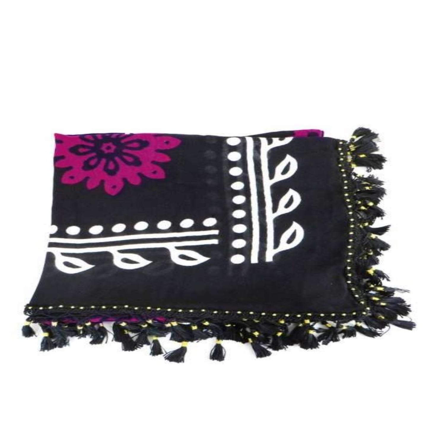 Handmade Kurdish Scarf - Ethnic Boho Floral Design - ShopiPersia
