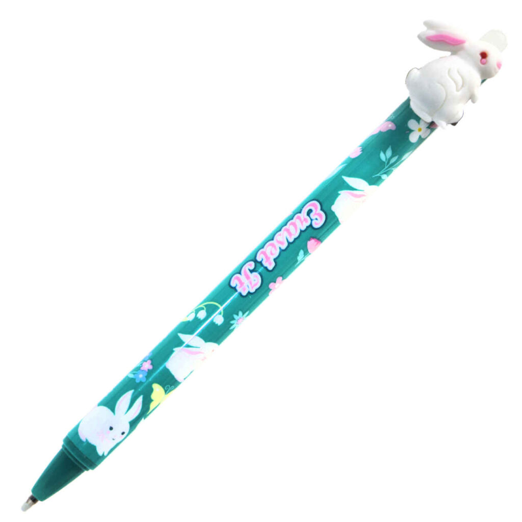 Kawaii Rabbit Design Erasable Pen – Soft Grip & Clean Erasing - ShopiPersia
