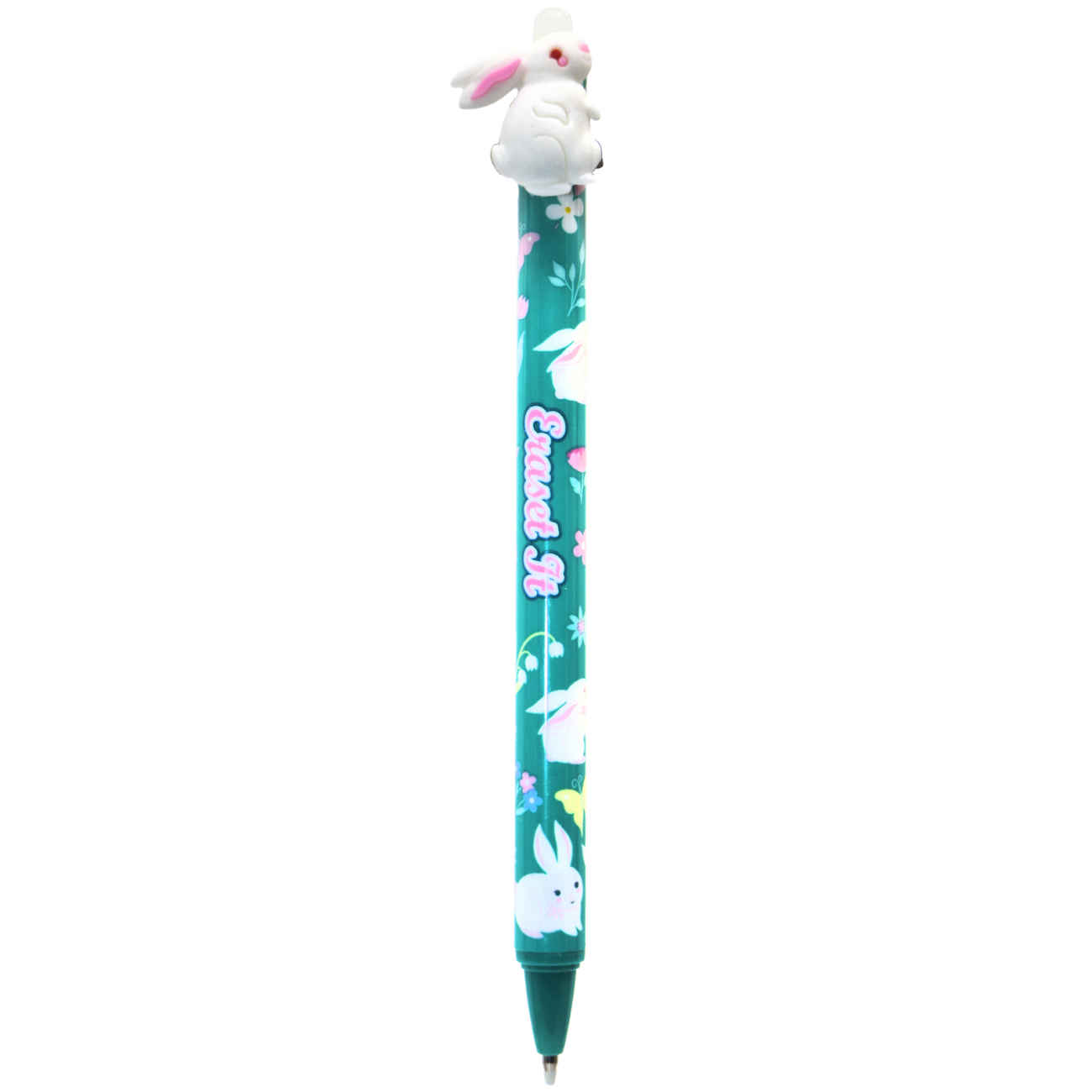 Kawaii Rabbit Design Erasable Pen – Soft Grip & Clean Erasing - ShopiPersia