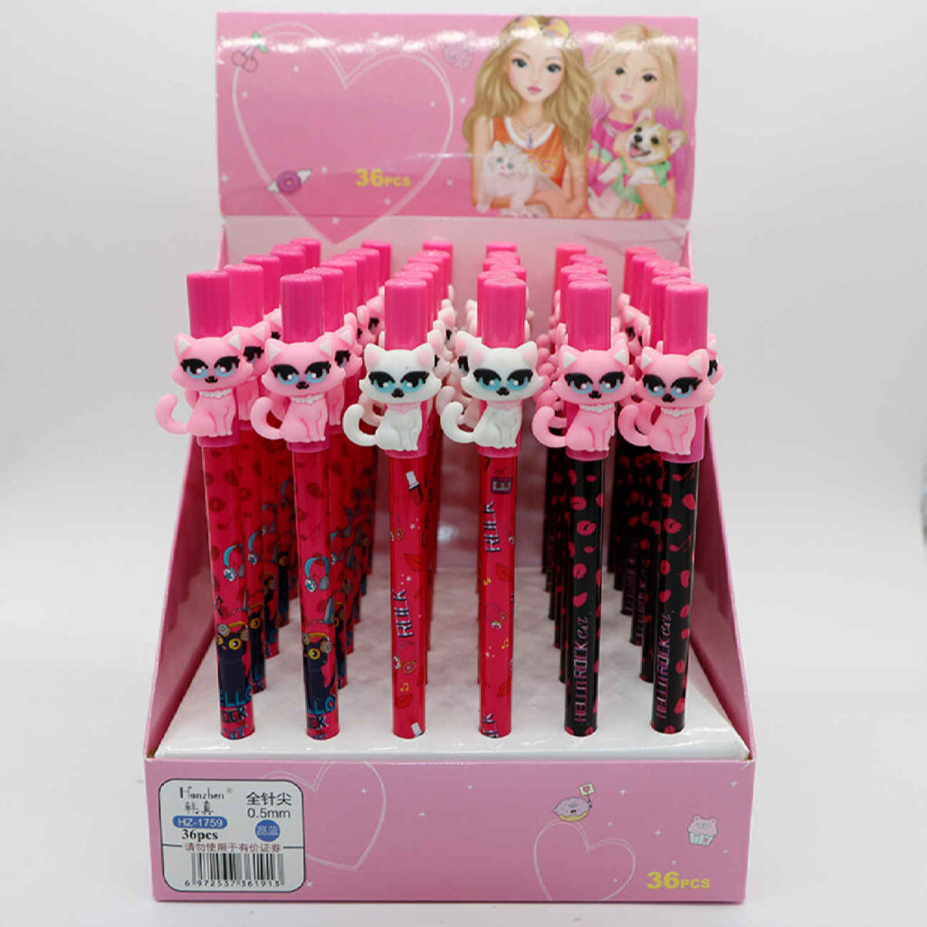 Lovely Cat-Themed Erasable Pen – Smooth Ink & Fun Stationery - ShopiPersia