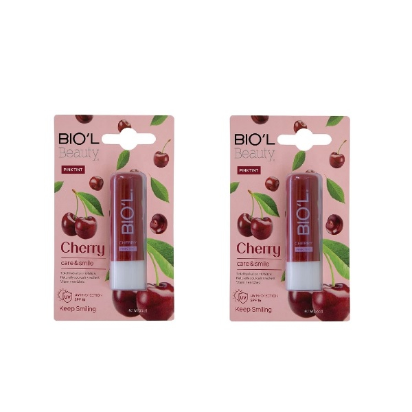 BIO'L Halal Lip Balm – Cherry, Deep Moisture & Smooth Protection (x2 ...