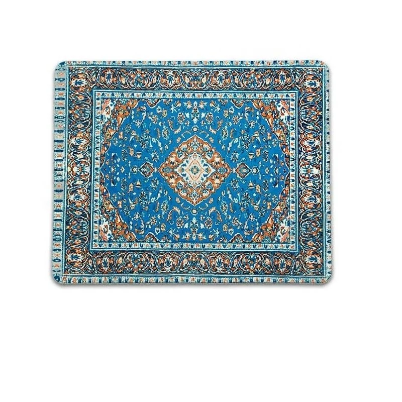 Desk Mouse Pad with Persian Carpet Design – Classic Rug Motif, Soft and ...