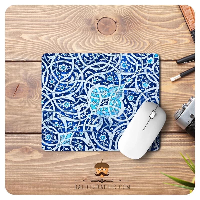 Desk Mouse Pad with Persian Slimi Pattern – Soft, Flexible and Fade ...