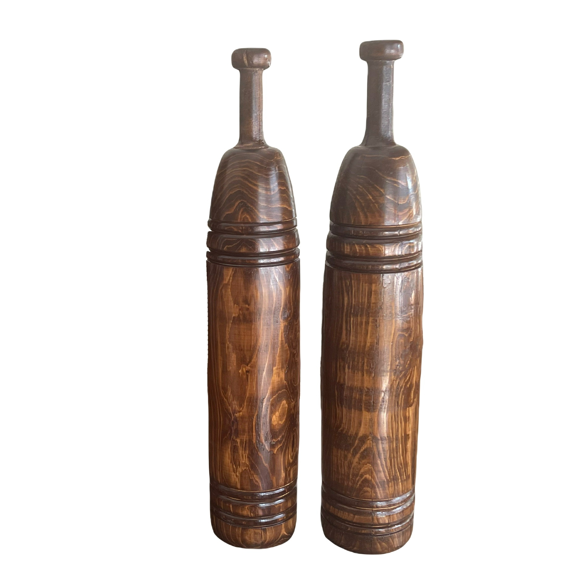 Persian Traditional Meel Clubs, Walnut Conical Shape – 5 KG Each ...