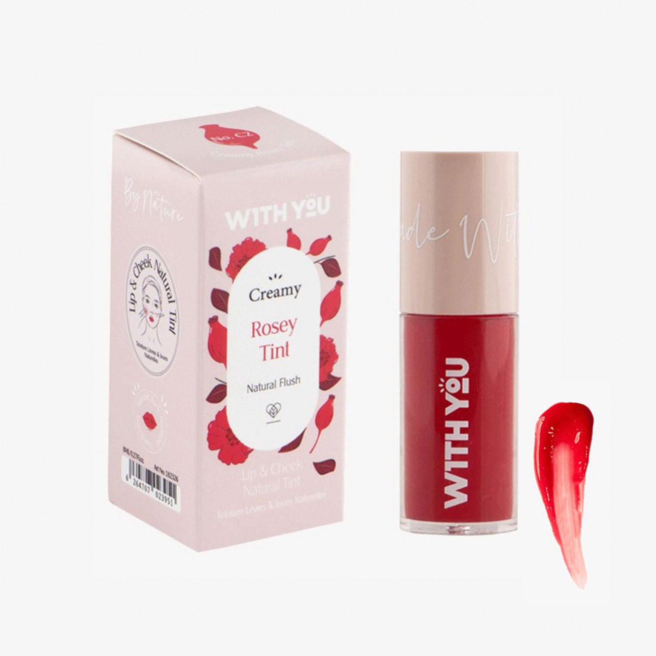 WITH YOU Creamy Rosy Lip Tint – Shade C2, Buildable Color, Natural Look ...