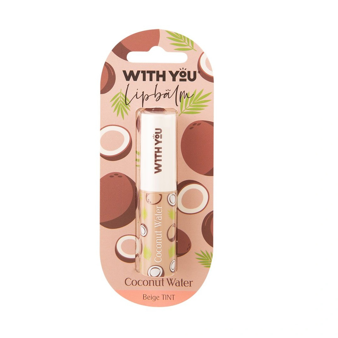 WITH YOU Halal Lip Balm – Coconut Variant, Natural Moisture & Comfort ...
