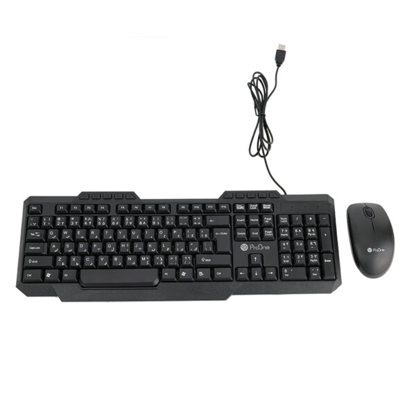 Wireless Keyboard and Mouse with Beehive Design - ShopiPersia