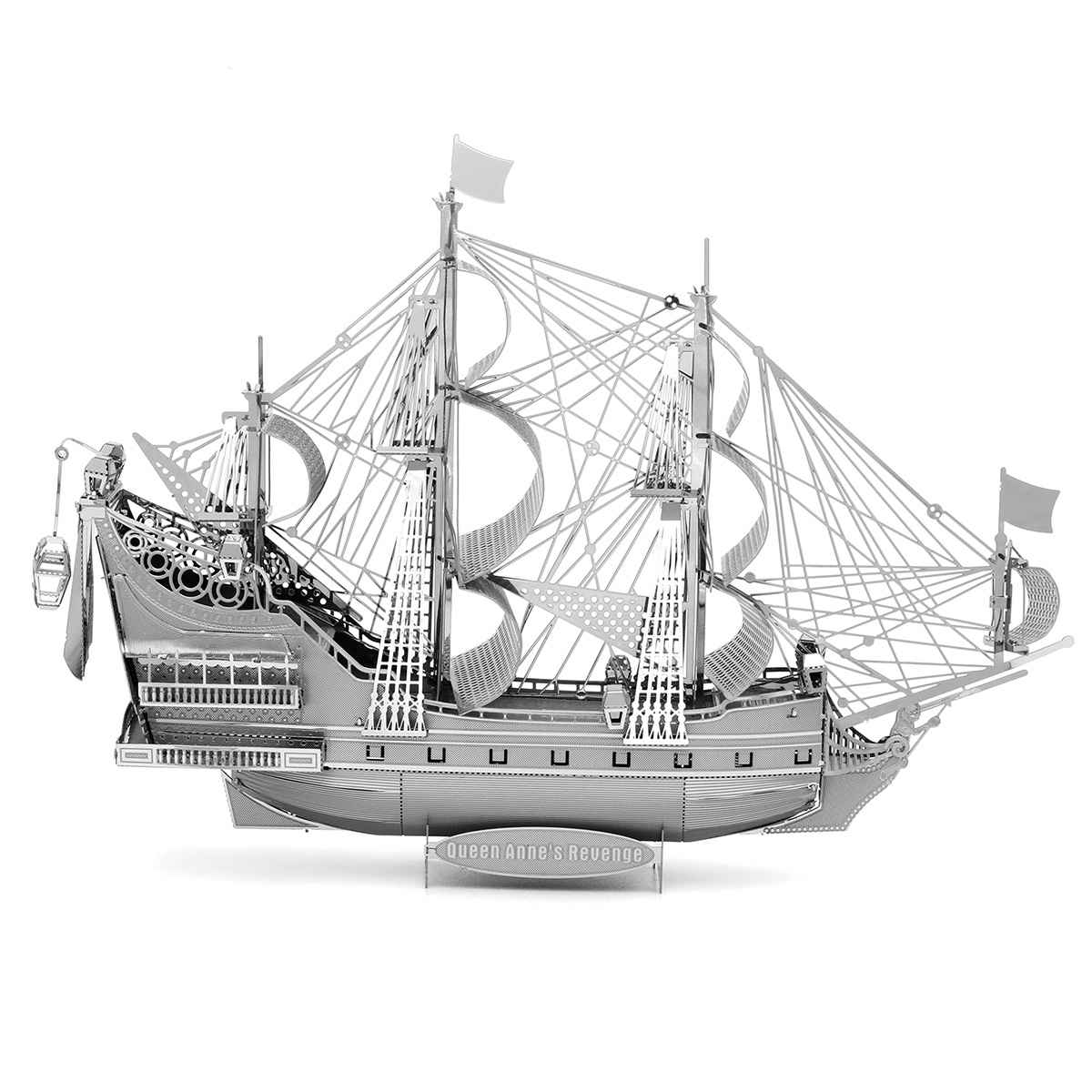 3D Metal Puzzle Construction Kit – The Revenge Sailing Ship Model ...