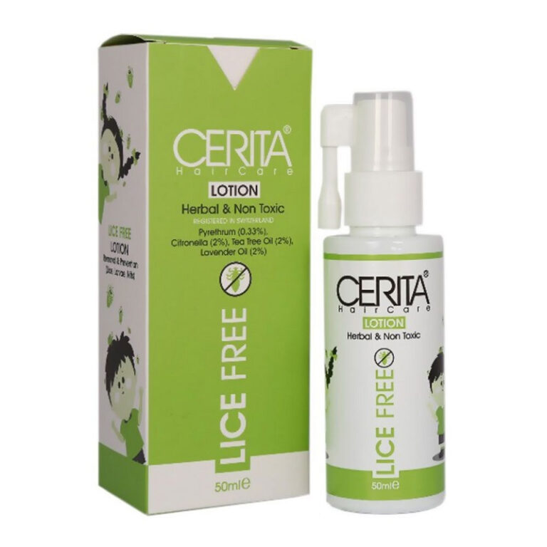 Cerita Lice-Free Anti-Lice Lotion, Fast-Acting Head Lice Treatment for ...
