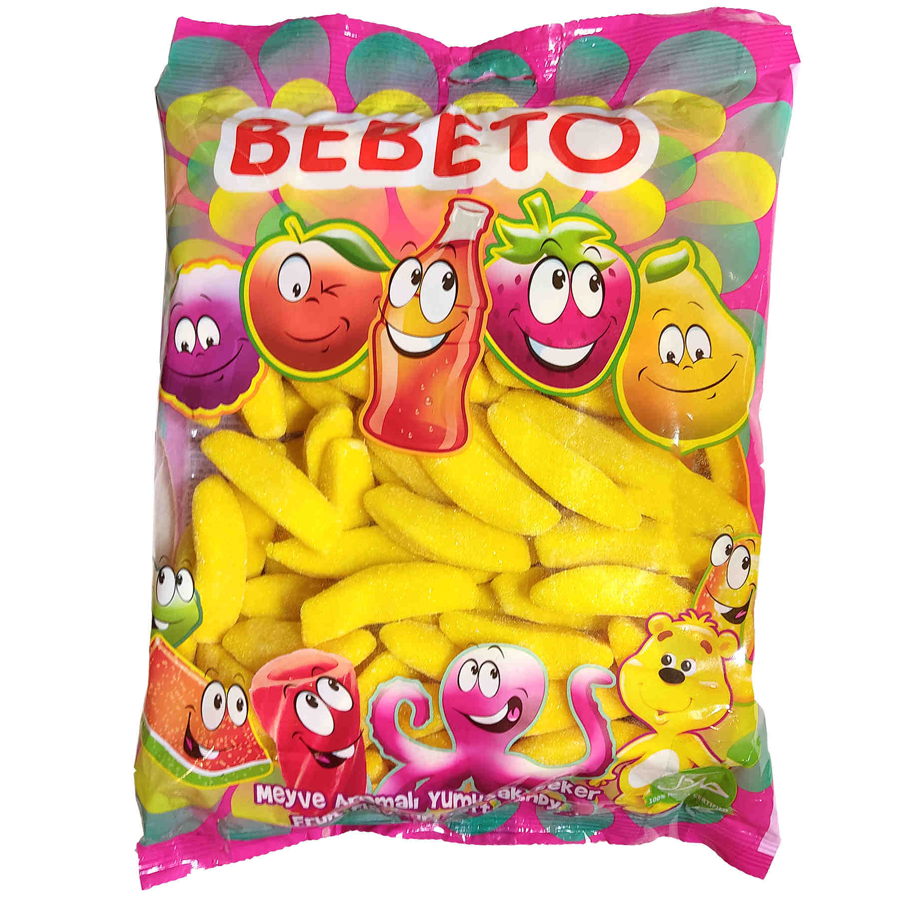 Halal Gummy Candy with Banana Flavor and Sugar Coating – Soft and Chewy ...
