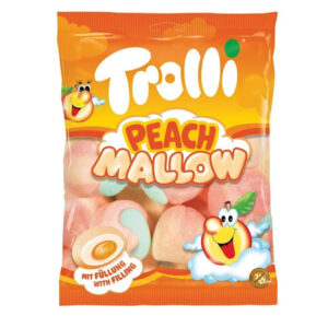 Halal Peach Marshmallow with Chocolate Filling – Trolli (150g ...
