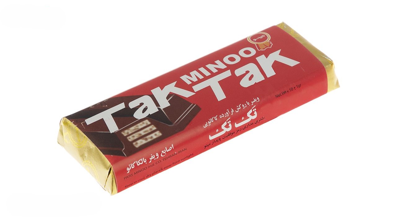 Minoo Chocolate-Coated Finger Wafers – 18 g × 40 Individual Packs ...