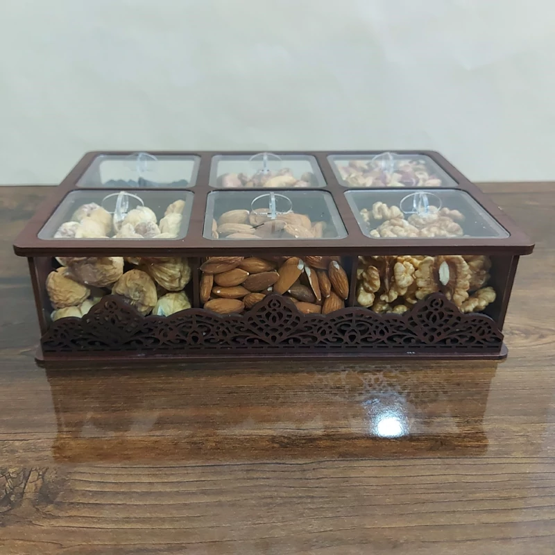 Premium Wooden Nut Selection in Elegant Packaging – Perfect for Gifting ...